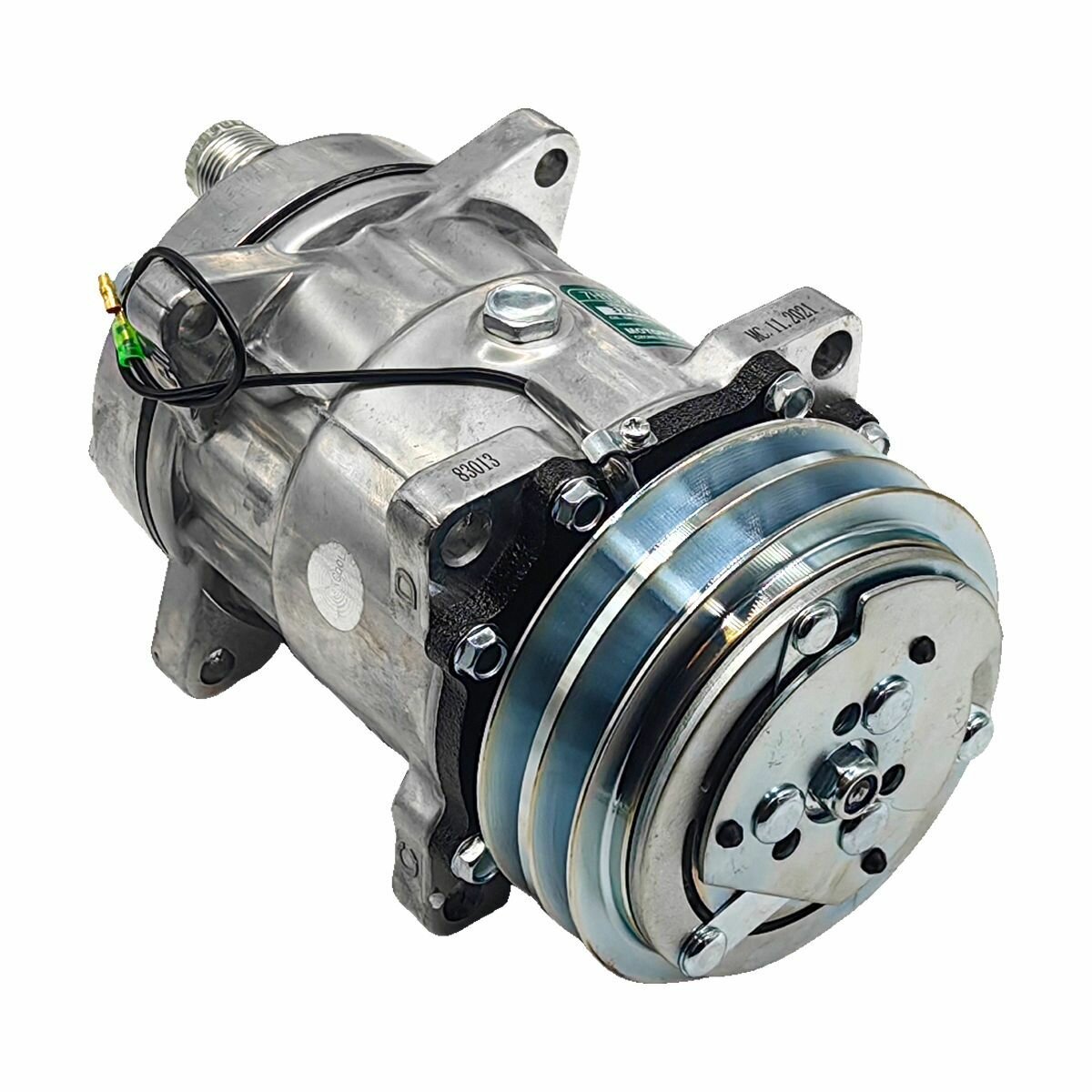 Компрессор (7H15,12v, A2) выходы горизонтальные (O-ring) 3/4"-7/8" арт RC-U0829