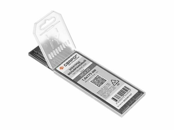 Электрод вольфрамовый WCe 20 D1,0x175 ТМ "Сварог"