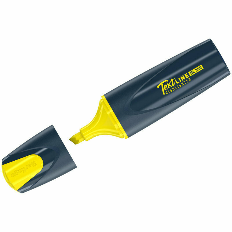 Текстовыделитель Berlingo "Textline HL300" желтый, 1-5мм, 307910