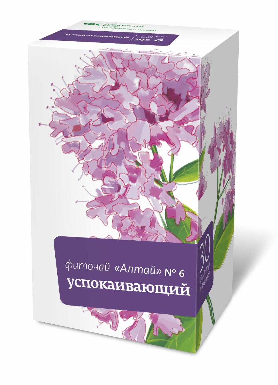Фиточай Алтай № 6 Успокаивающий, 30 фильтр-пакетов по 2,0 г