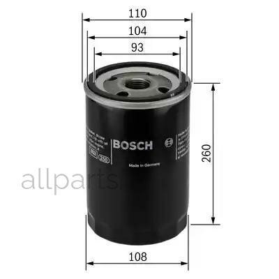 BOSCH 0451403001 фильтр масляный