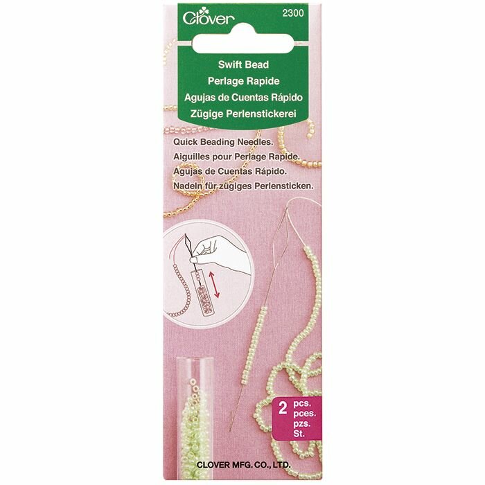 Иглы для нанизывания бисера 2 шт Clover, Кловер (2300)