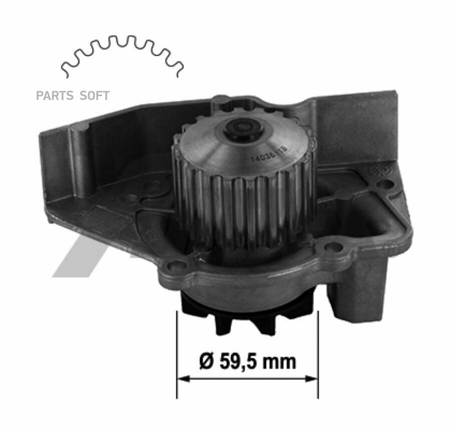 AIRTEX 1359 Помпа водяная CITROEN BX PEUGEOT 309 405 ()