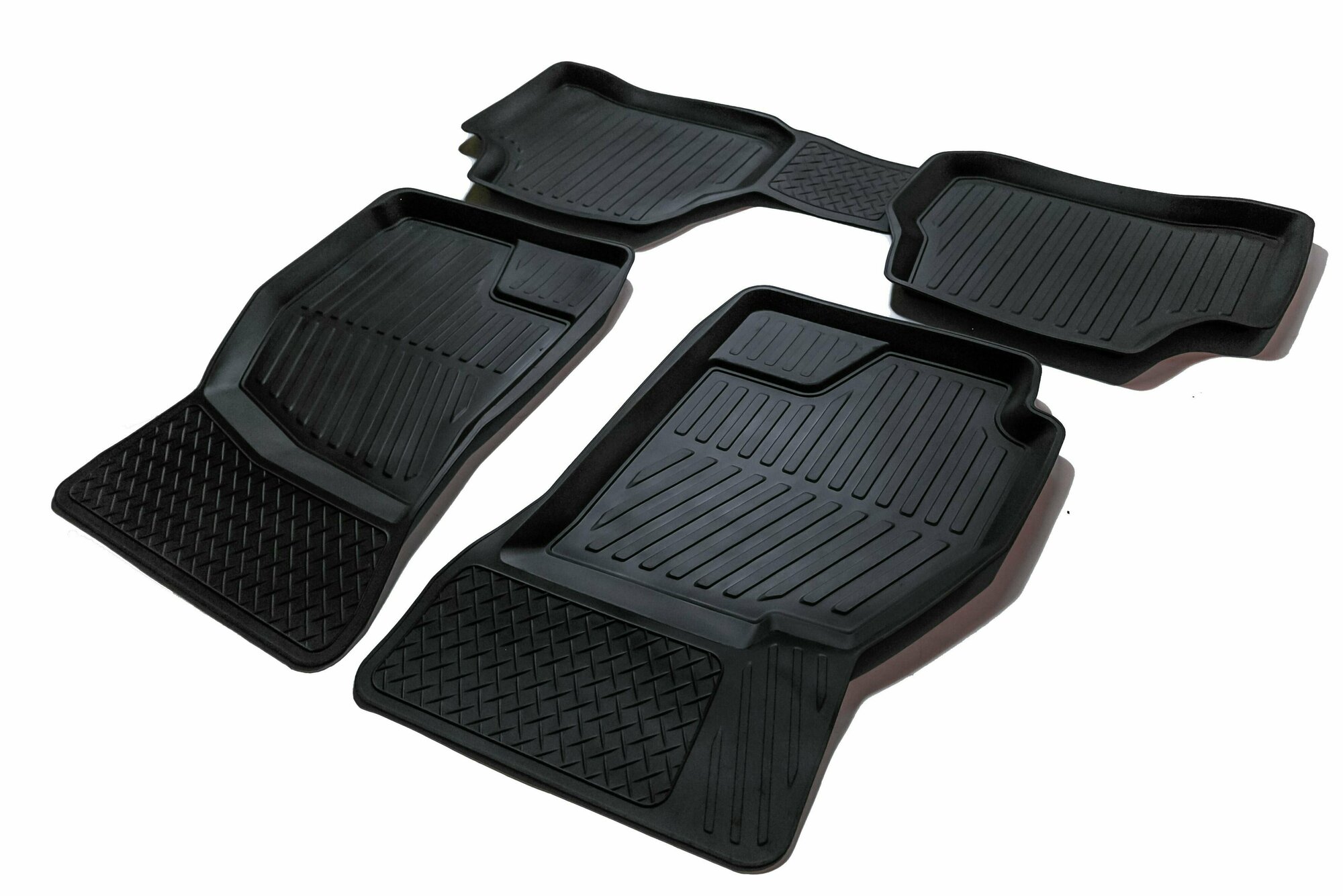 Коврики для салона резиновые SRTK 3D Premium для Hyundai Accent (1999-2012)