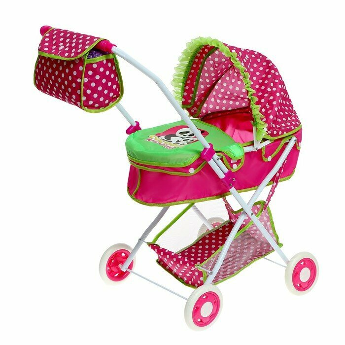 Коляска для кукол Happy Valley «Счастливый карапуз» универсальная, с корзиной и сумкой