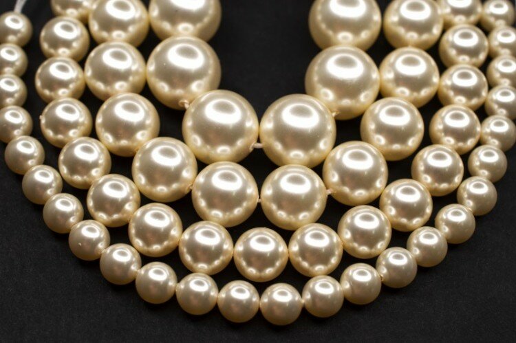 Жемчуг Swarovski 5810 #618 10мм Crystal Light Creamrose Pearl, 5810-10-618, 2шт