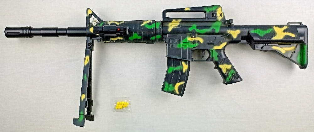 Автомат 74 см Forest Gun с лазерным прицелом, пульками и двуногой 9619-1