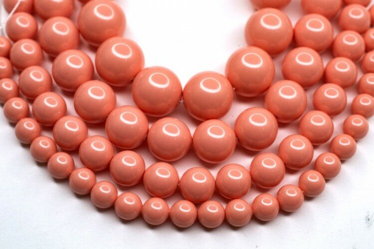 Жемчуг Swarovski 5810 #716 8мм Crystal Pink Coral Pearl, 5810-8-716, 5шт