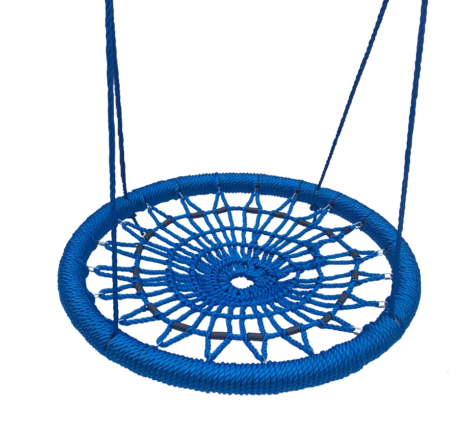 Качели гнездо 100 см общественные на канатах