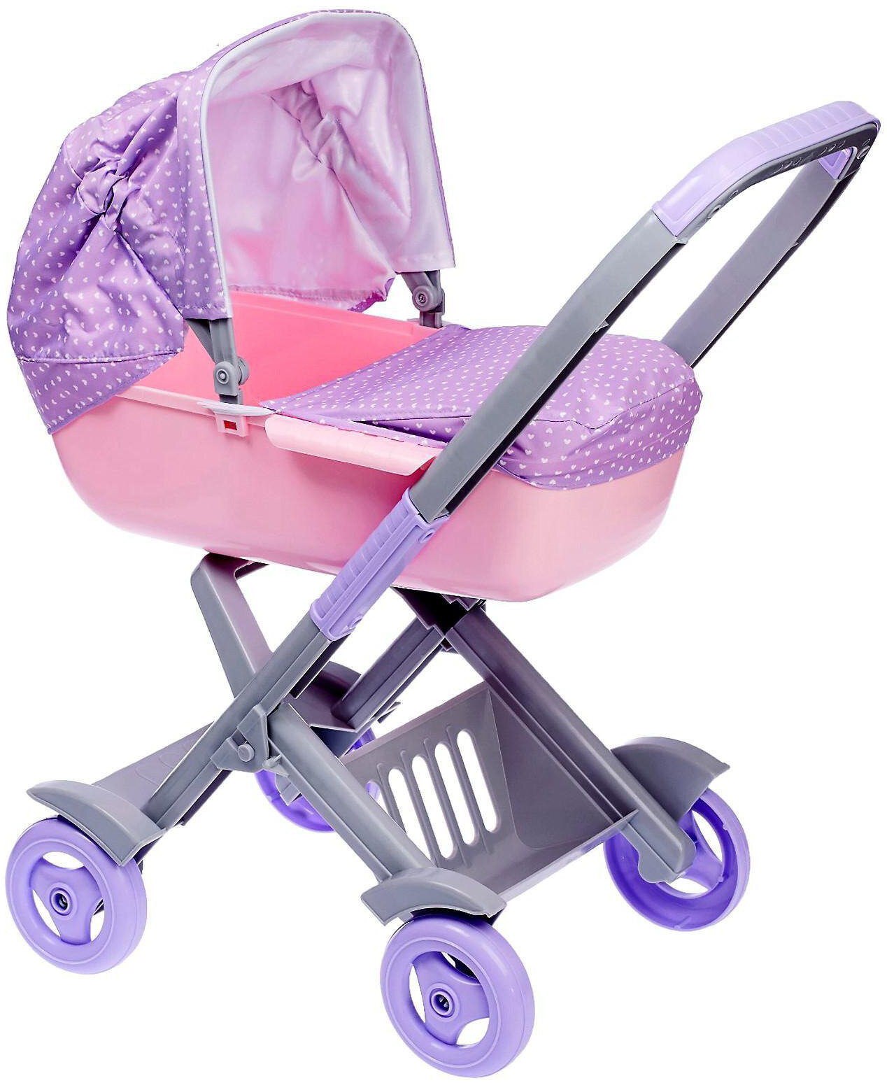 Детская игрушечная прогулочная коляска для пупса, большая