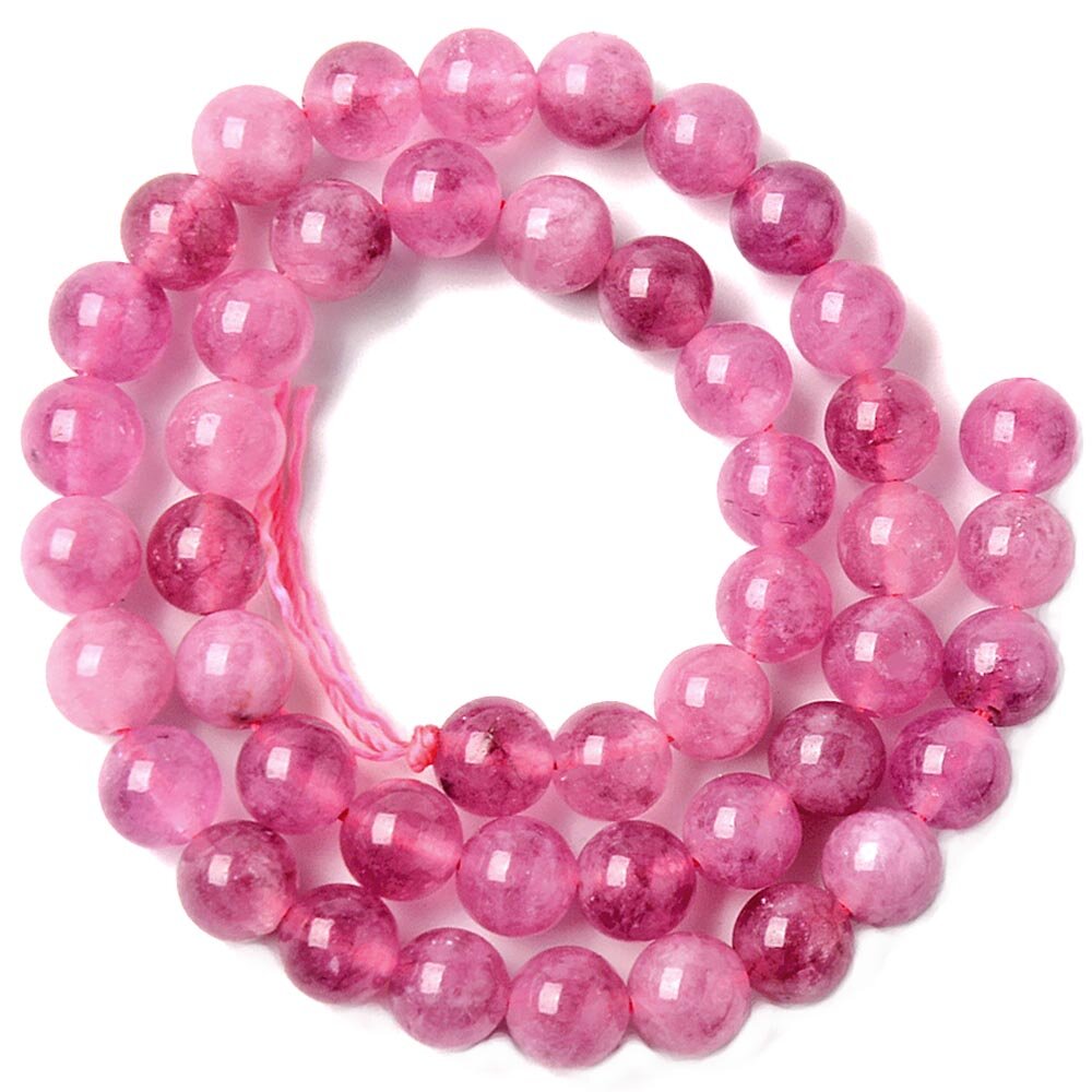 Натуральная бусина Турмалин 0006541 шарик 8 мм, цена за 10 шт.