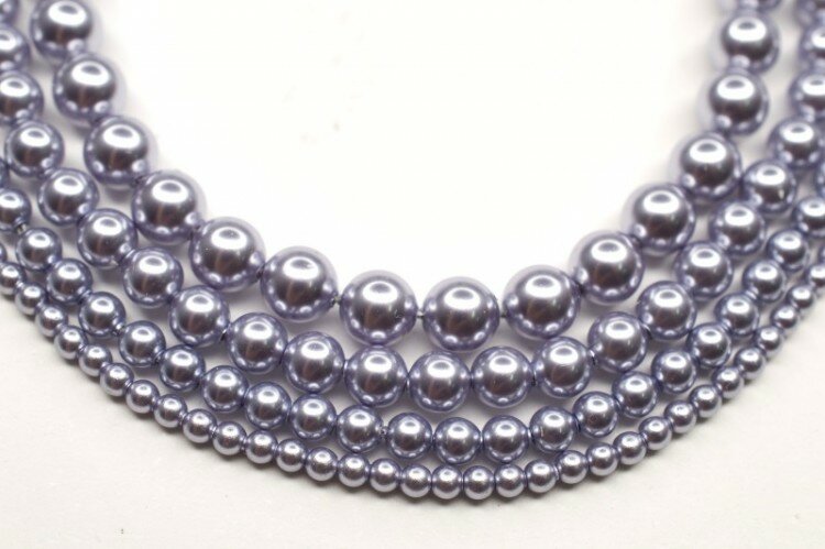 Жемчуг Swarovski 5810 #524 5мм Crystal Lavender Pearl, 5810-5-524, 10шт