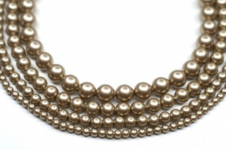 Жемчуг Swarovski 5810 #459 3мм Crystal Platinum Pearl, 5810-3-459, 10шт