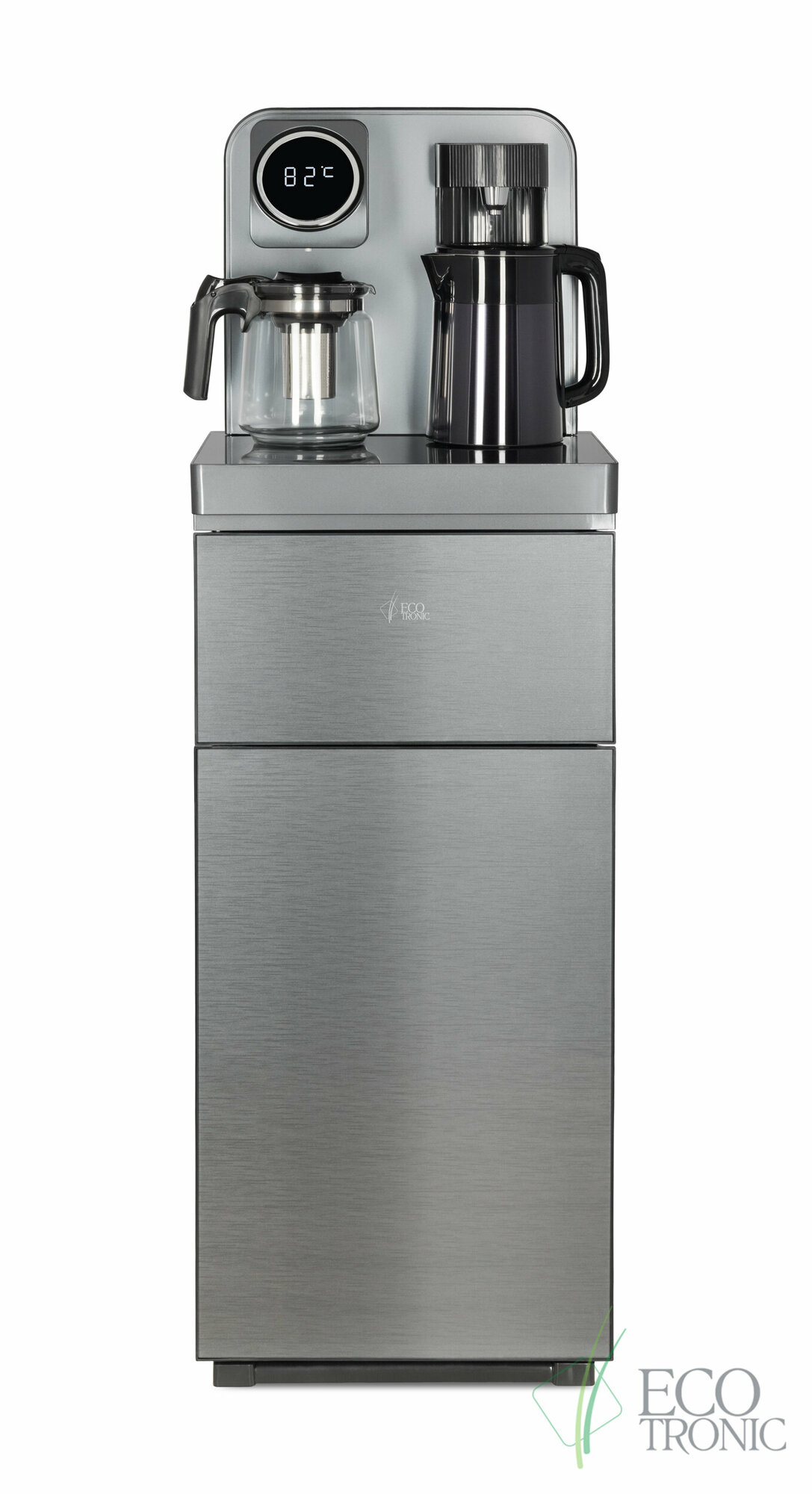 Кулер с нижней загрузкой бутыли Ecotronic TB20-LNR grey с нагревом и водой комнатной температуры