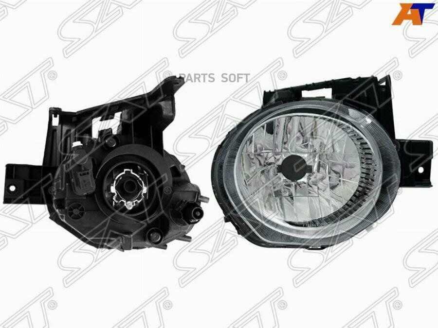 Фара Nissan Juke 10-14 (Справа/ Галоген/ С электрокорректором) SAT ST-215-11D8R-LD-EM | цена за 1 шт