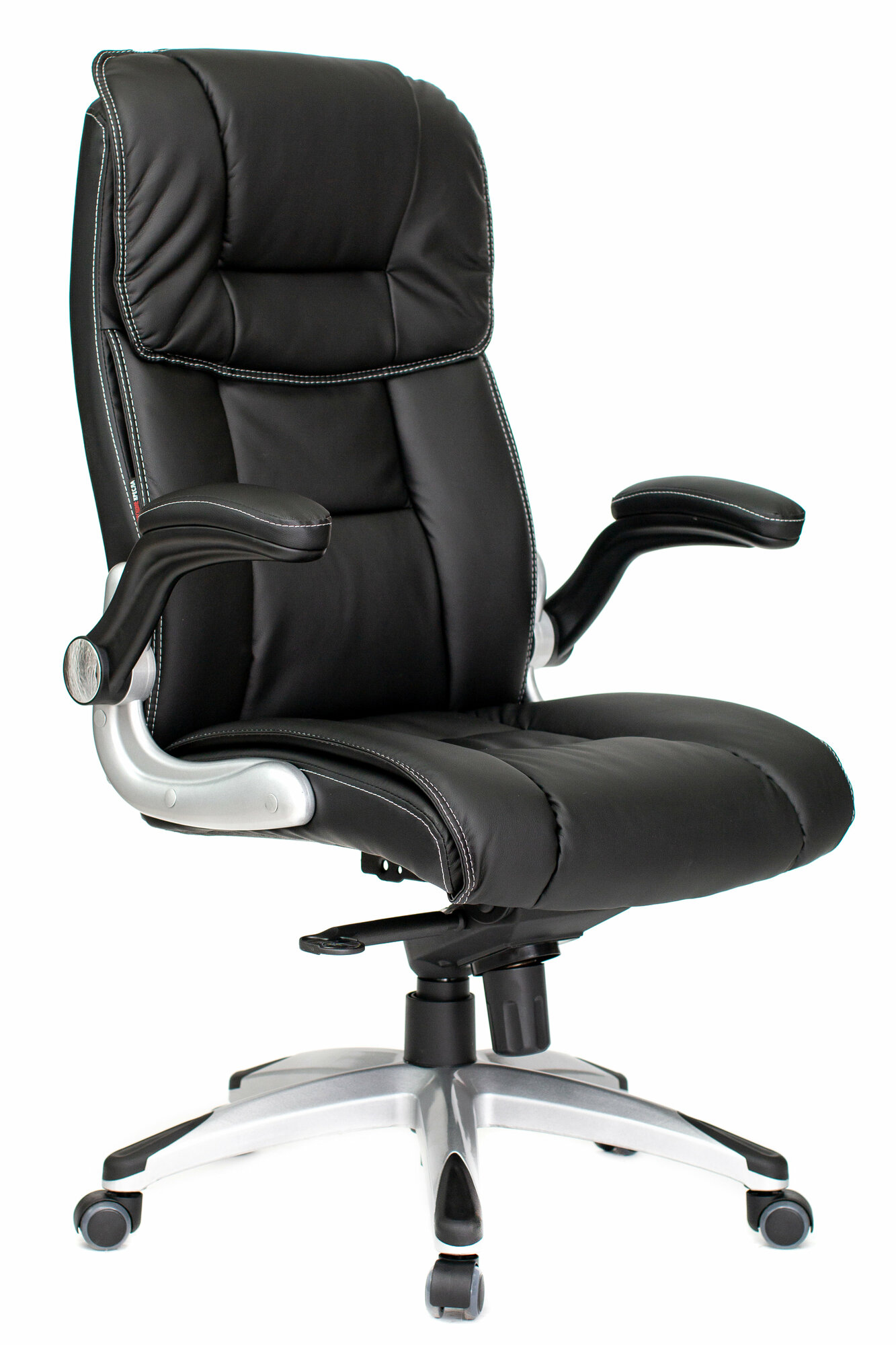 Кресло компьютерное 2110H "Nickolas" Эко кожа, цвет черный, black