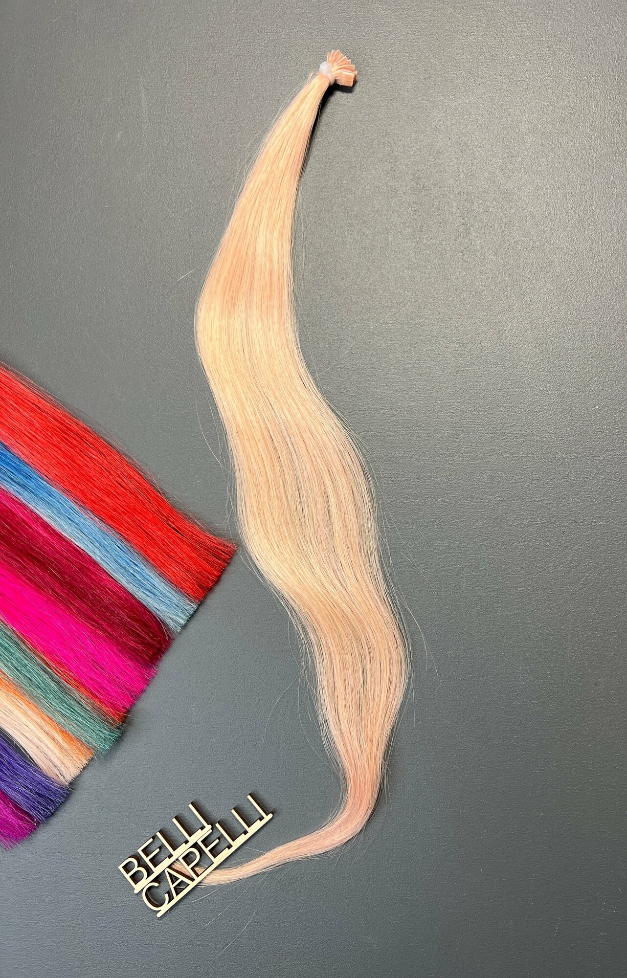 Волосы Belli Capelli цветные на классической капсуле 40-45 см pink ( 10 капсул)