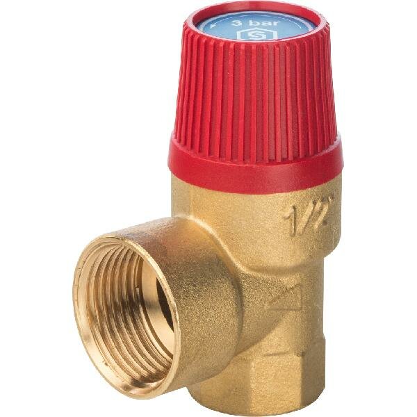 Клапан предохранительный для отопления 30 x 1/2 (477.132) SVS-0010-003015 STOUT