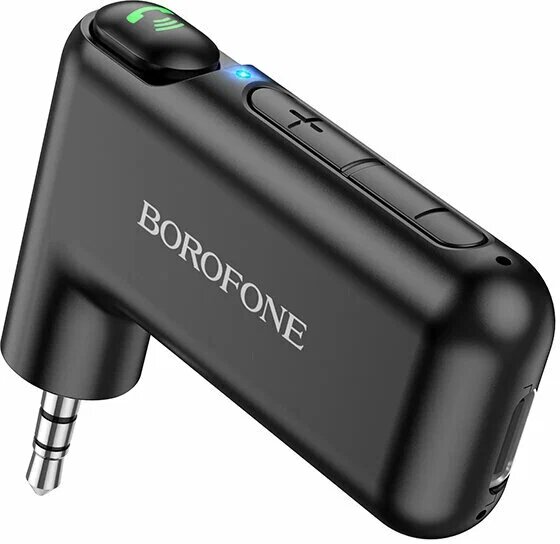 Автомобильный Bluetooth AUX адаптер Borofone BC35, автомобильный Bluetooth адаптер для музыки и громкой связи.