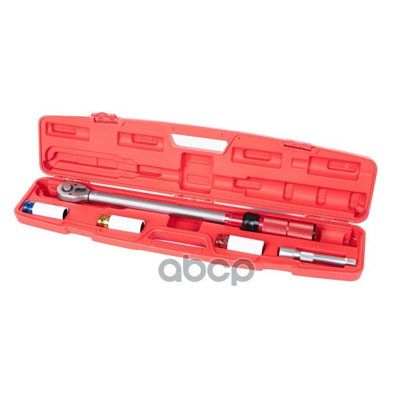 Ключ динамометрический 1/2 20-210 Нм, 72 зуба, с принадлежностями в кейсе R7300125 ARNEZI арт. R7300125