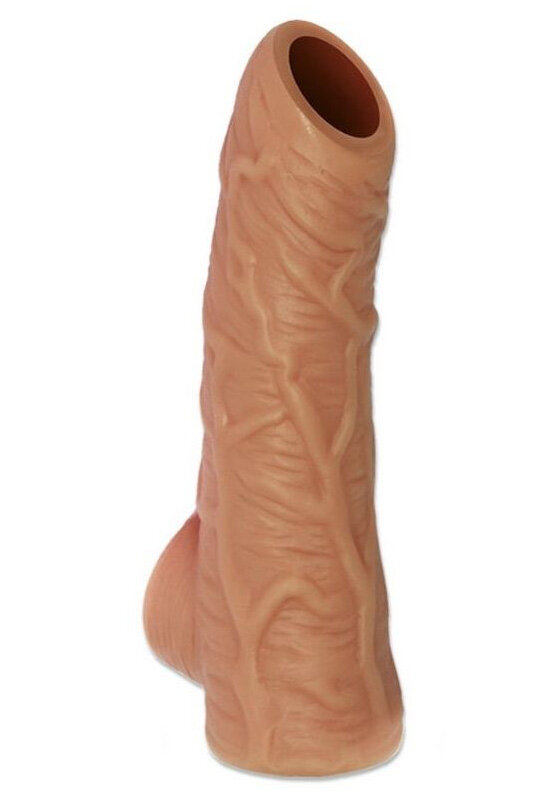 Насадка с открытой головкой и отверстием для мошонки Kokos Nude Sleeve 1, размер L