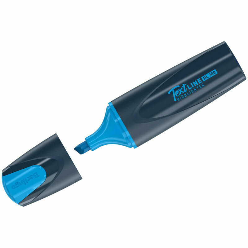 Текстовыделитель Berlingo "Textline HL300" голубой, 1-5мм, 307912