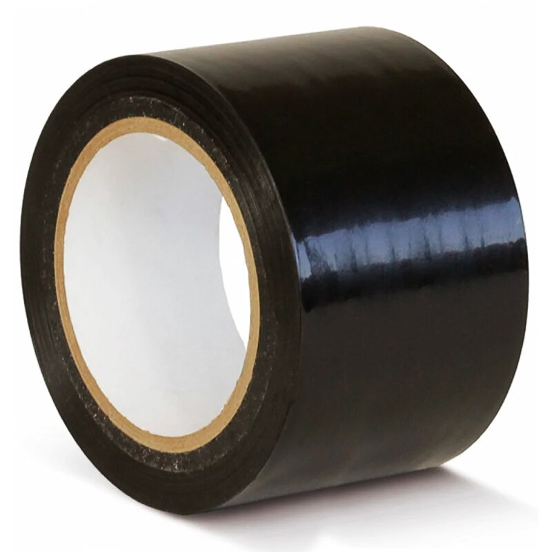 Набор Лента Vell Standart для разметки самоклеящаяся, ПВХ, длина , ширина 100мм х 33м х 0.15 мм, черный {331514} (3 шт)