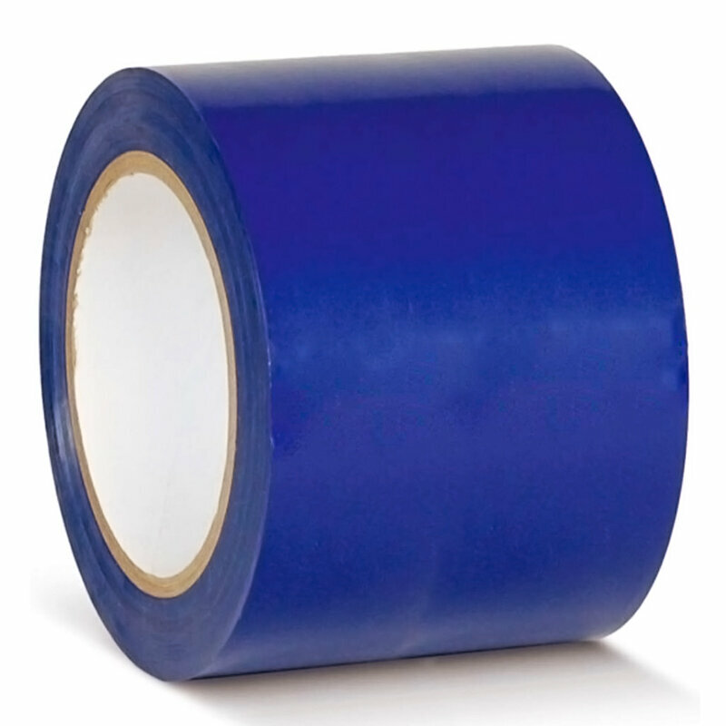 Набор Лента Vell Standart для разметки самоклеящаяся, ПВХ, длина , ширина 100мм х 33м х 0.15 мм, синий {301594} (3 шт)