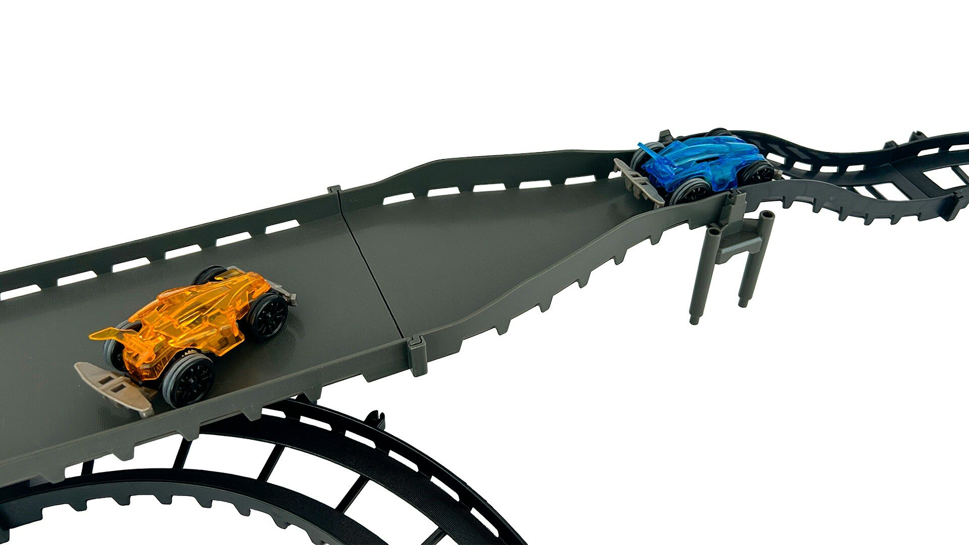 Детский автотрек Samewin 8202B, интерактивный, 2 машинки, пульт ДУ