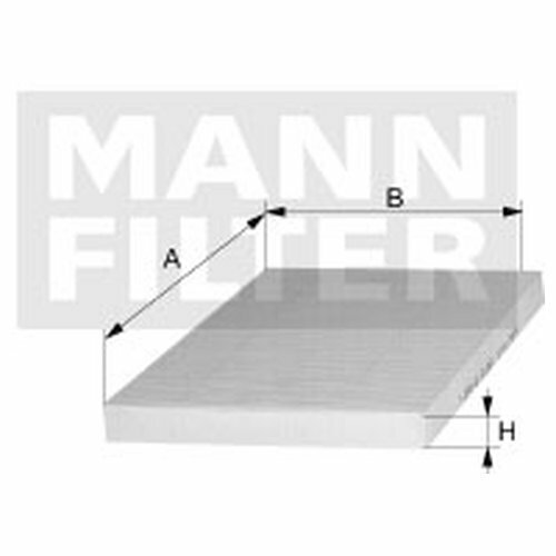 Фильтр салона MANN-FILTER CUK26019 для Hyundai NEXO, Sonata VII