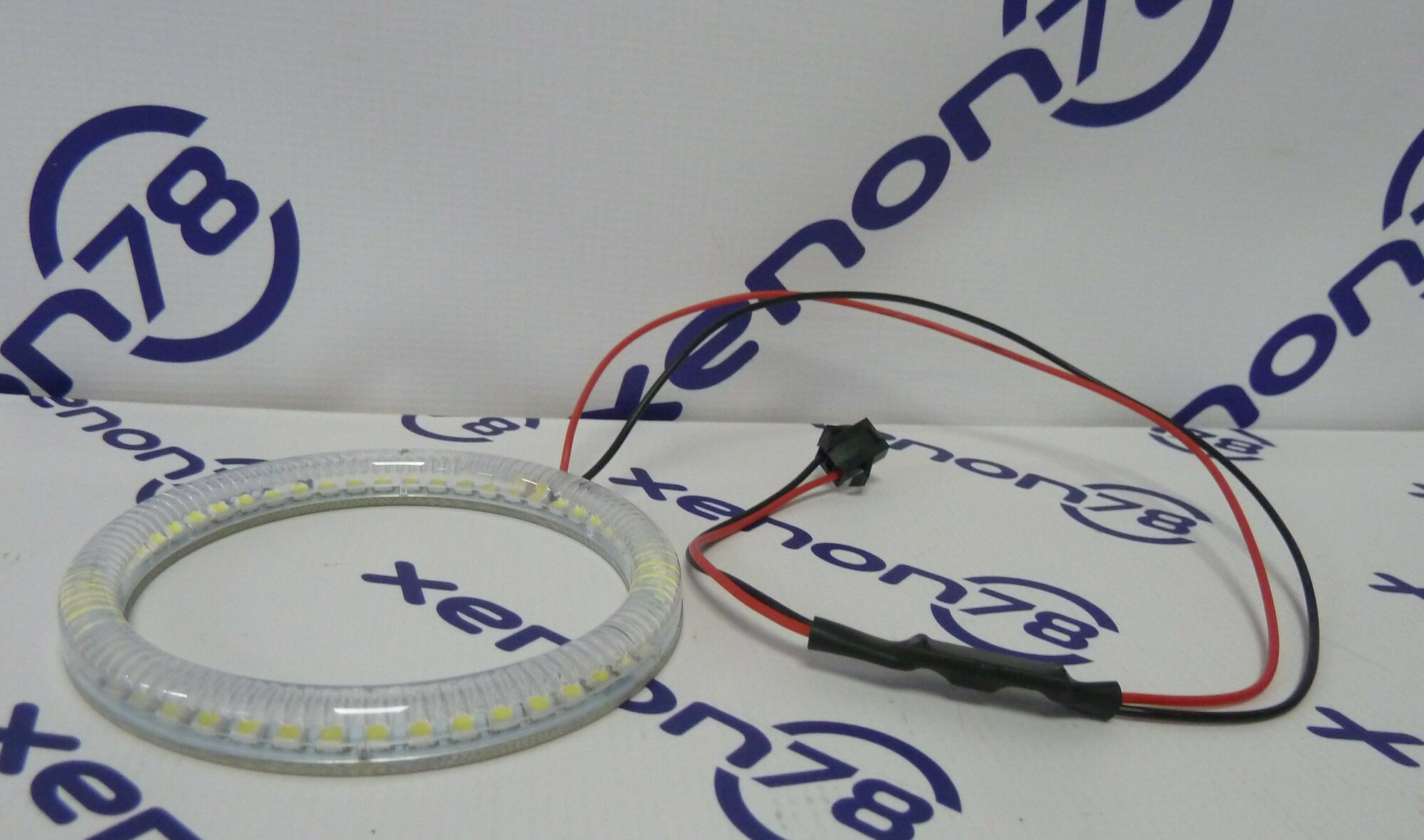Светодиодные кольца 90 мм LED-POWER SMD (чипы 3528) 5000K 3W (12V) с драйверами - 2 шт.