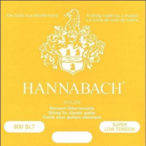 Струны для классической гитары Hannabach 800SLT Yellow Silver Plated