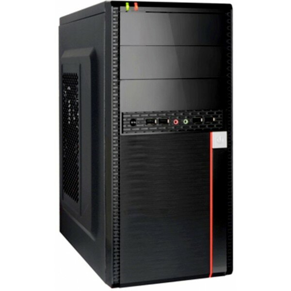 Компьютерный корпус Minitower ExeGate EX284033RUS BA-204U-350W-8 (mATX, БП AA350 с вент. 8см, 2хUSB+2хUSB 3.0, аудио, черный)