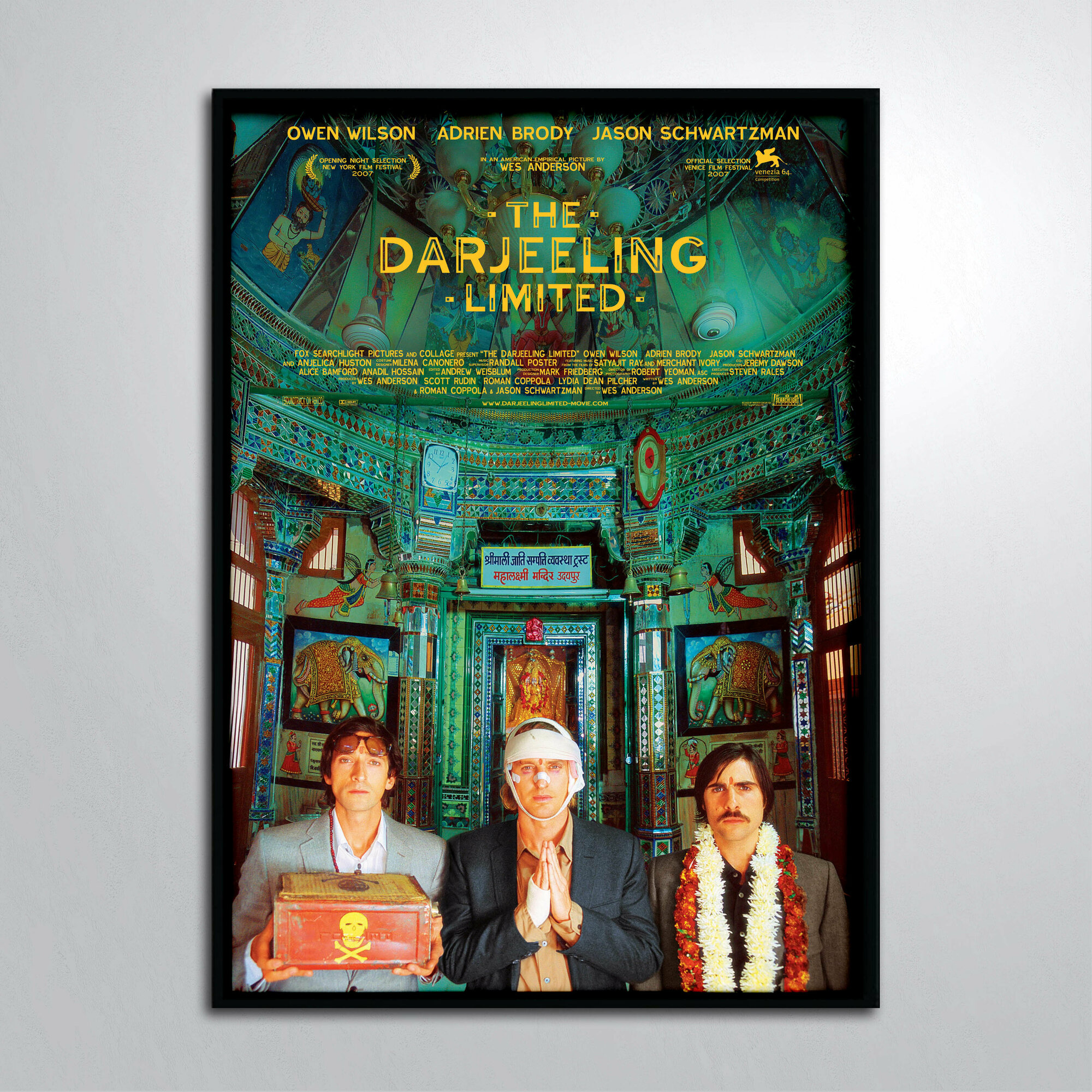 Постер в раме/Уэс Андерсон Поезд на Дарджилинг The Darjeeling Limited