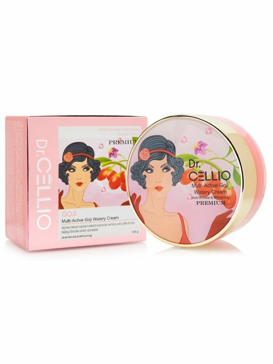 Dr.Cellio Крем для лица с ягодами годжи Multi-Active Goji Watery Cream, 100мл