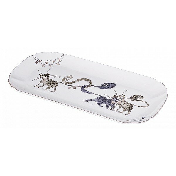 Блюдо декоративное Lefard (28х14.5 см) Котики 264-869