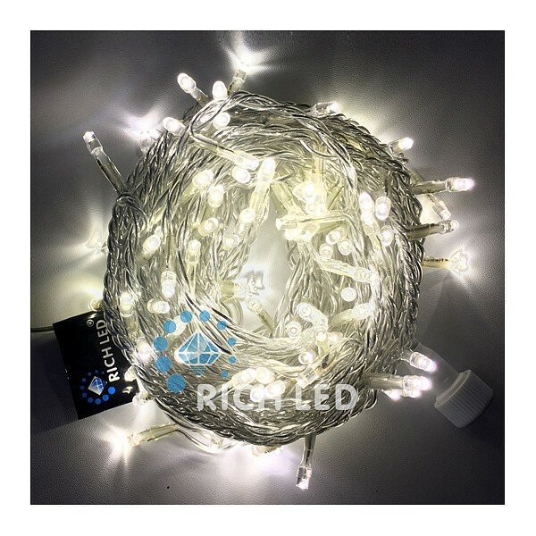 Гирлянда нить RichLED [10 м] RL-S10CF-220V-W/WW