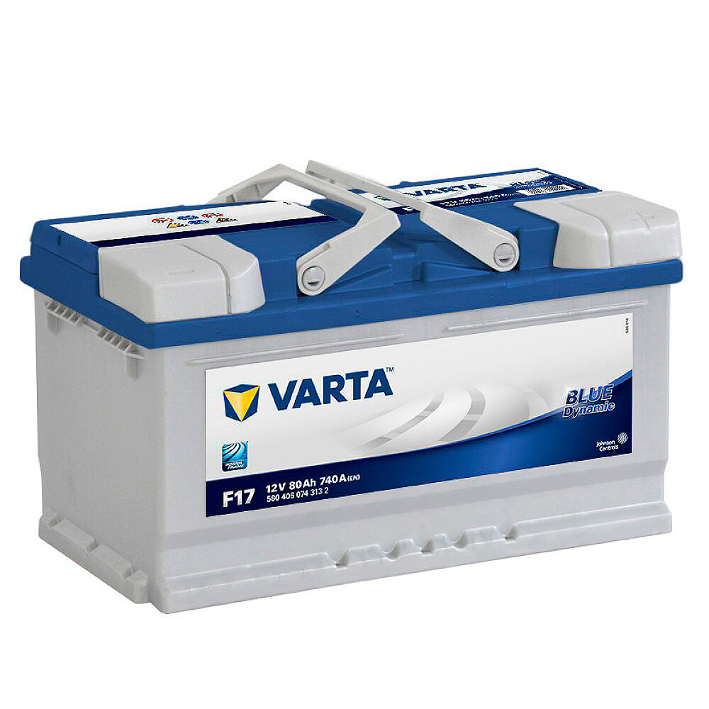 Аккумулятор автомобильный VARTA F17 BLUE dynamic 80 а/ч 740А VAR580406-BD