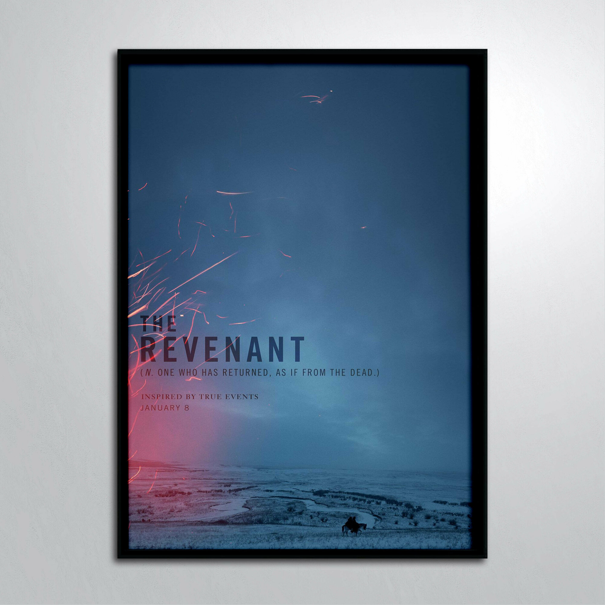 Постер в раме/Иньярриту Леонардо ДиКаприо Том Харди Выживший Ночь The Revenant