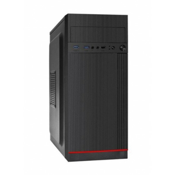 Компьютерный корпус Miditower ExeGate AA-442U2-AA400 (ATX, AA400 8 см, 1хUSB+2хUSB 3.0, аудио, черный)