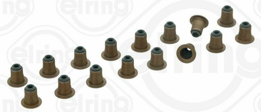 ELRING 715550 Масл. съем. колпачки (К-кт 16 шт.)