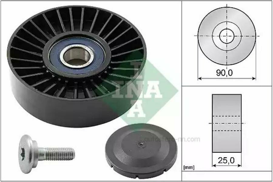 INA 532013810 Ролик направляющий Peugeot, Citroen, Fiat, Lancia