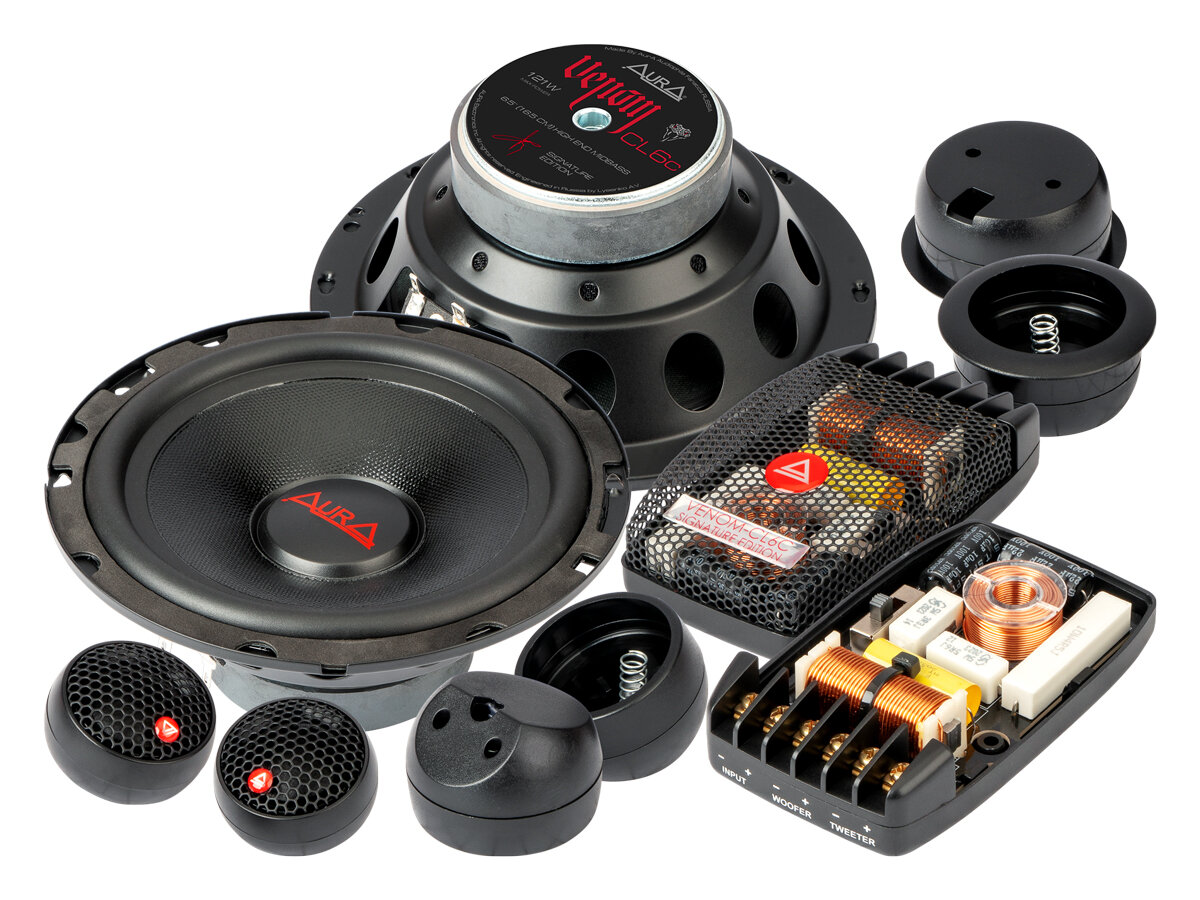 Колонки в машину AURA VENOM-CL6С 6,5 автомобильные динамики