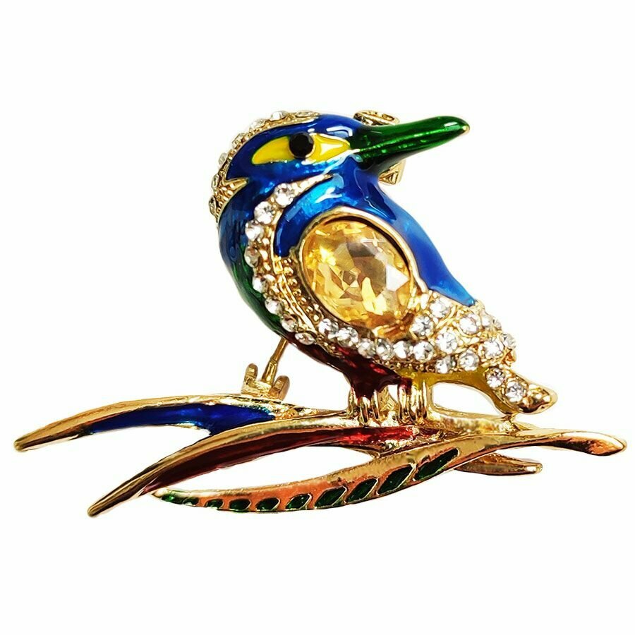 Брошь, стразы