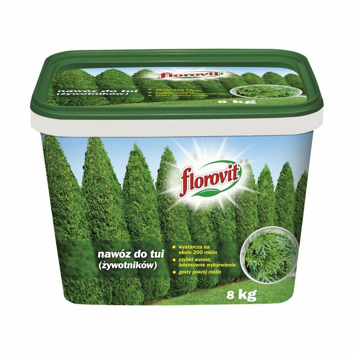 Florovit гранулированный для туи 8 кг
