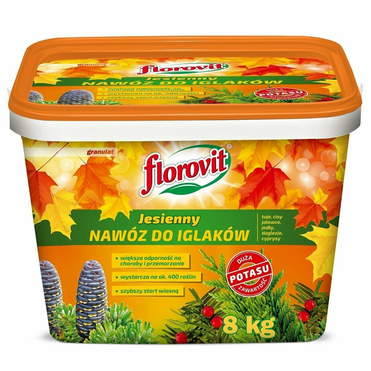 Florovit для хвойных осенний 8 кг