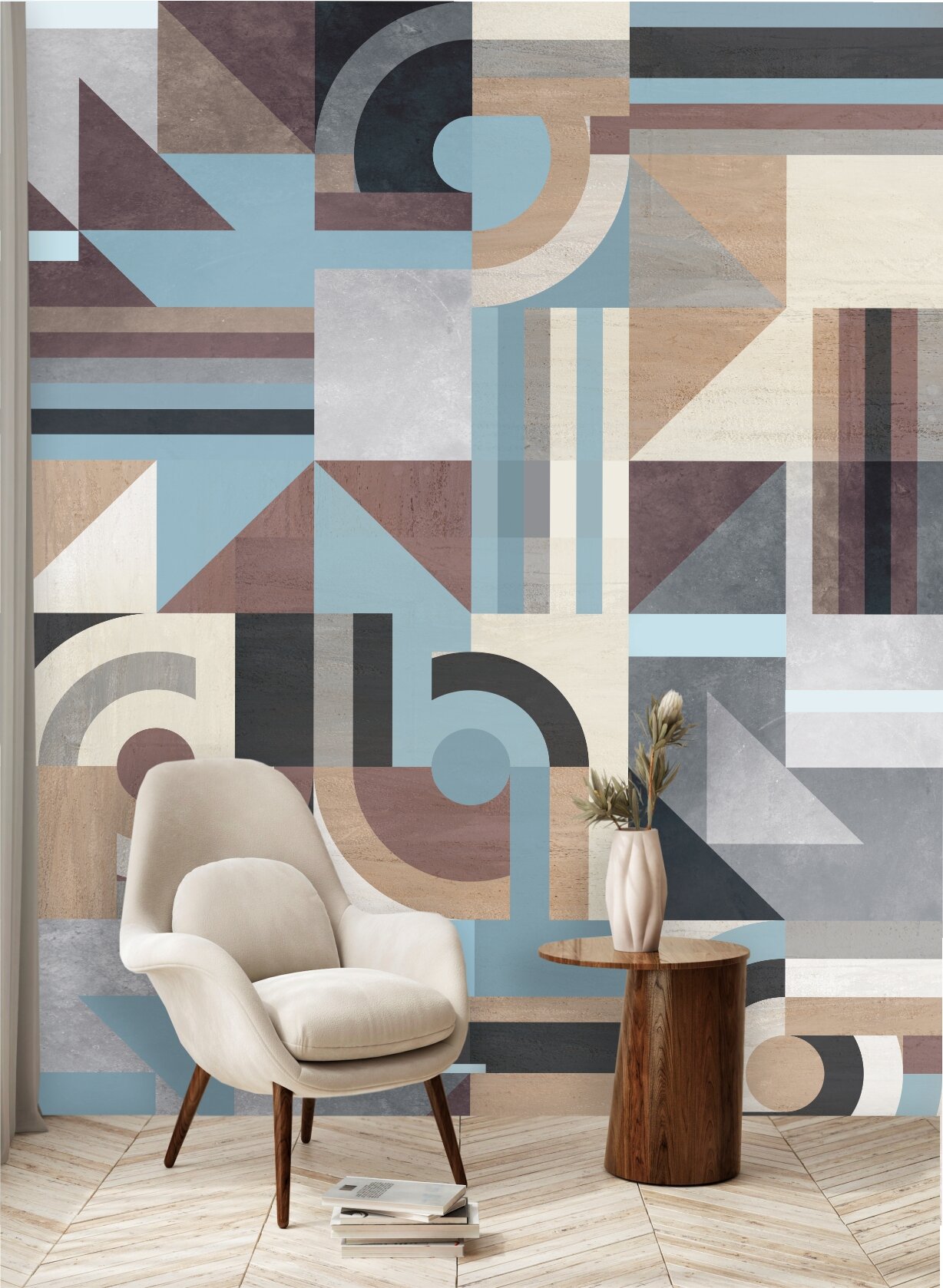 Фотообои "Геометрия Арт" 200*260 см. /Флизелиновые фотообои на стену