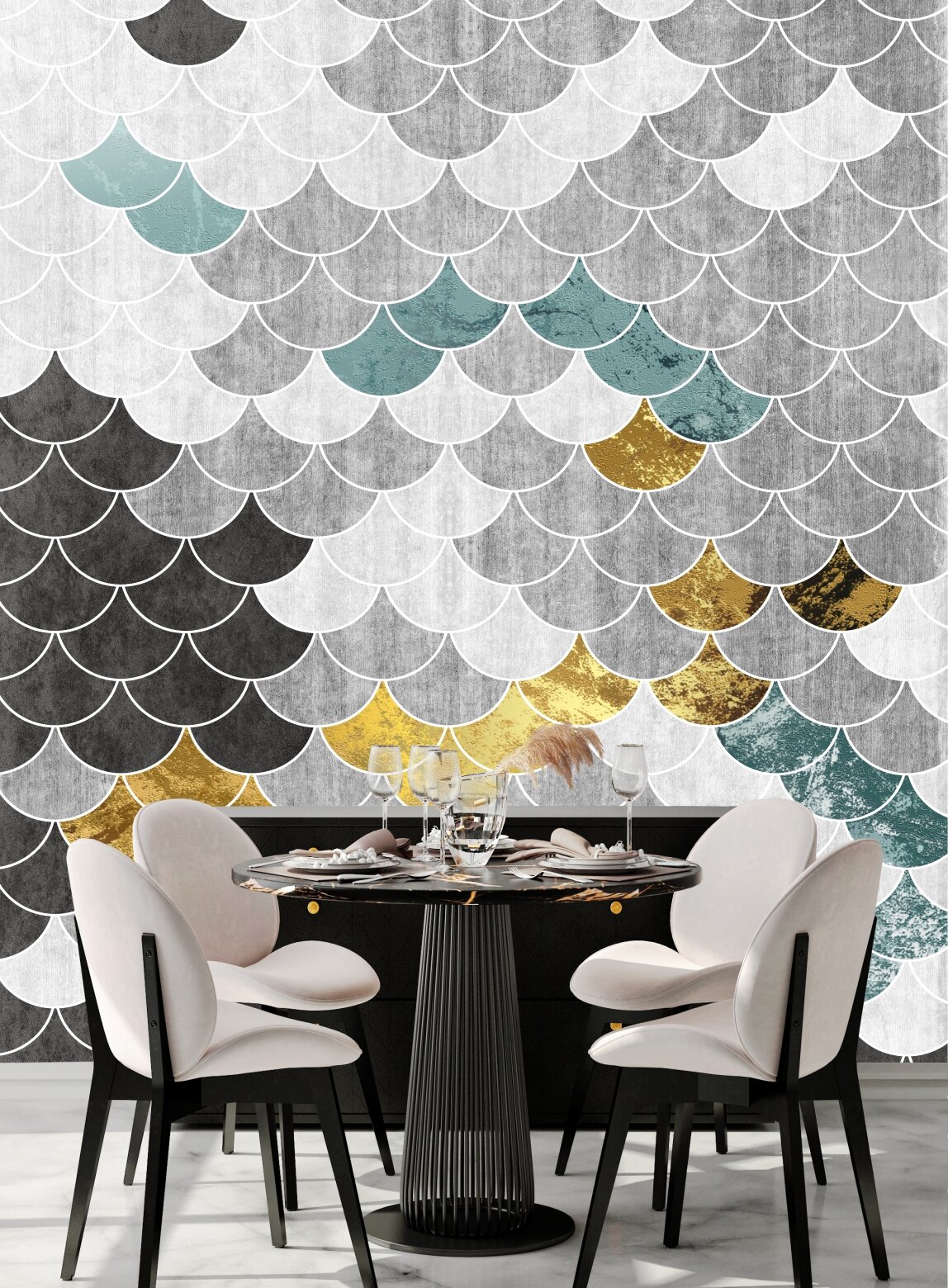 Фотообои "Геометрия Арт" 200*260 см. /Флизелиновые фотообои на стену