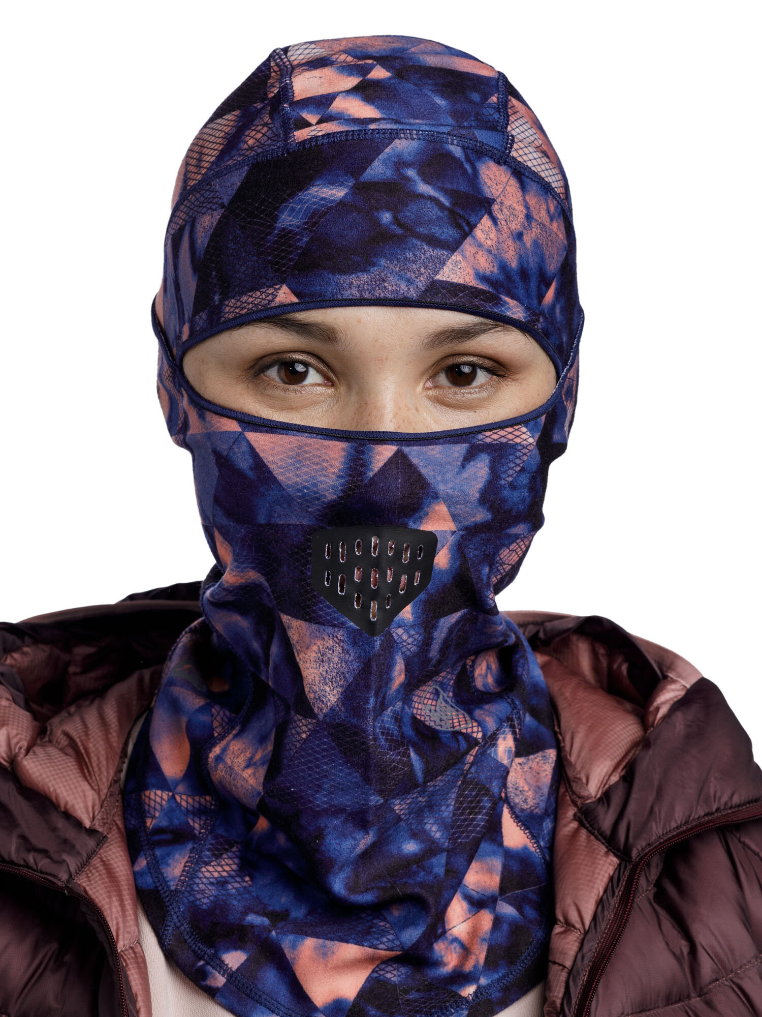 Балаклава Buff Thermonet hinged balaclava для взрослых и детей, размер OneSize, синий — фото 1