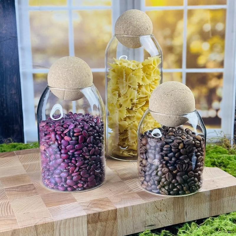 Банка для сыпучих продуктов стекло, 700мл Lenardi